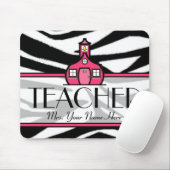 Teacher Mousepad - Zebra Print | Zazzle