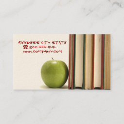 Teacher or Professor Business Cards | Zazzle