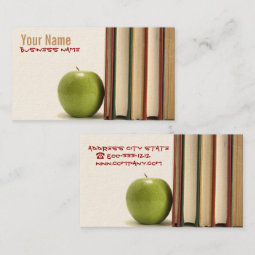 Teacher or Professor Business Cards | Zazzle
