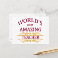 Teacher Postcard | Zazzle
