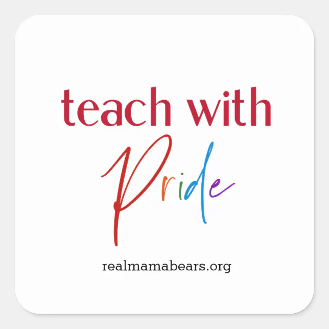 Teacher Pride Sticker | Zazzle