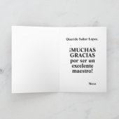 Teacher Quote in Spanish, Back to School Card | Zazzle