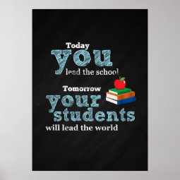 Teacher quote poster | Zazzle