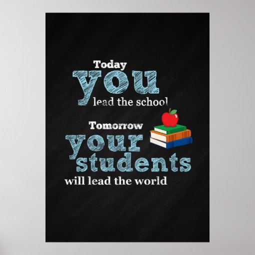 Teacher quote poster | Zazzle