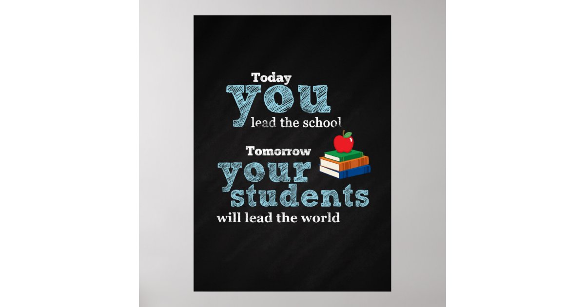 Teacher quote poster | Zazzle