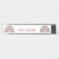 Teacher Rainbow Appreciation Long Desk Name Plate | Zazzle