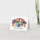 Teacher Rainbow Thank You Card | Zazzle