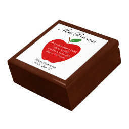 teacher Retirement gift long service staff award Gift Box | Zazzle