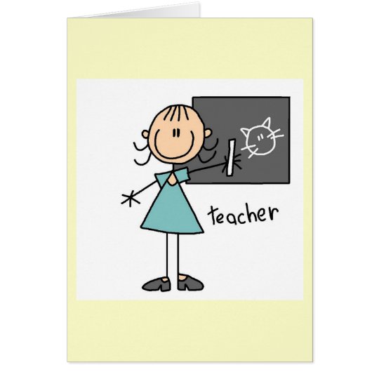 Teacher Stick Figure | Zazzle.com