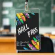 Teacher Student Crayon Class Bathroom Hall Pass Badge | Zazzle