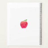 Teacher To Do List Personalized Watercolor Apple Planner | Zazzle