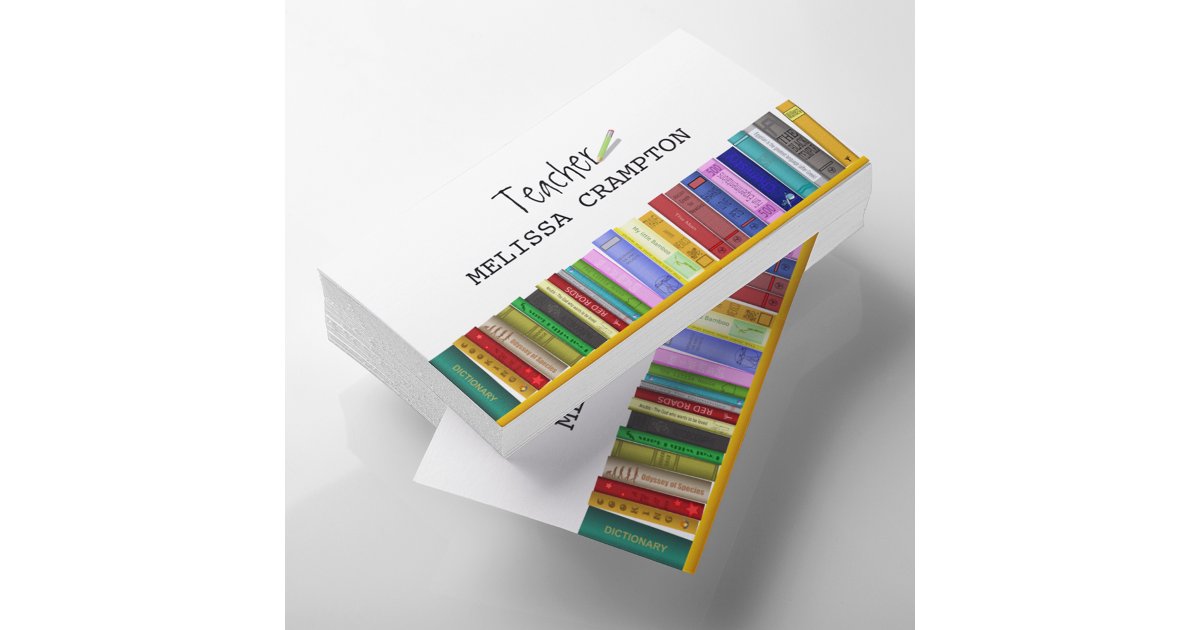 Teacher | Tutor HomeSchool Education Business Card | Zazzle