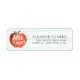 Teacher's Apple | Customized Name Address Label | Zazzle