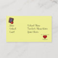 Teacher's Business Card Personalized Template | Zazzle