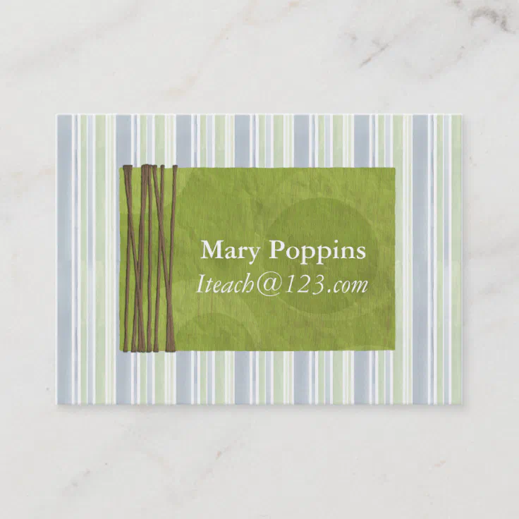 Teacher's Business Cards Template | Zazzle