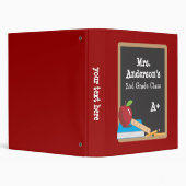 Teacher's Classroom Blackboard Binder | Zazzle