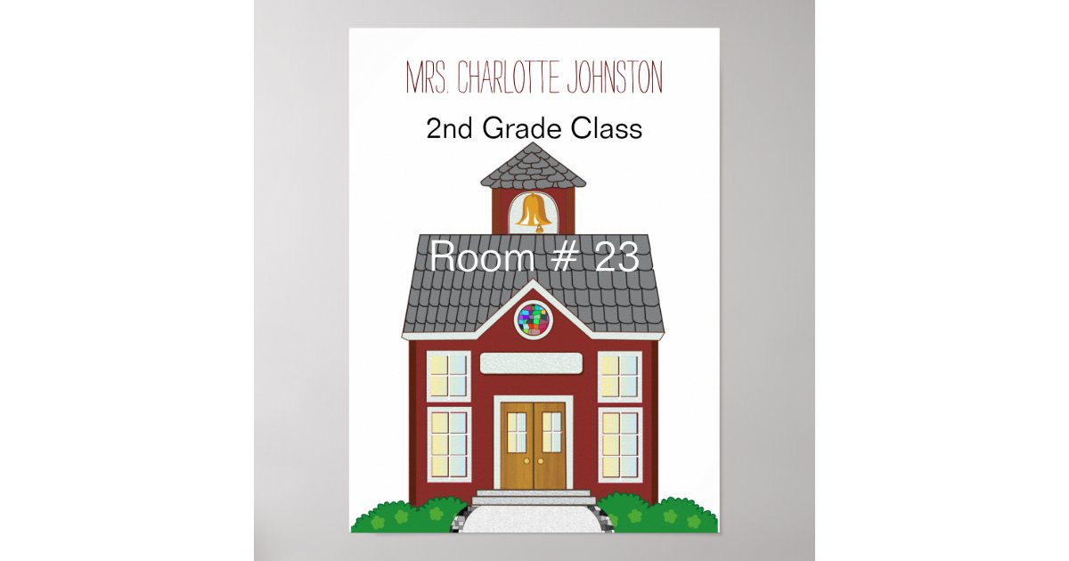 Teacher's Classroom Door Poster | Zazzle