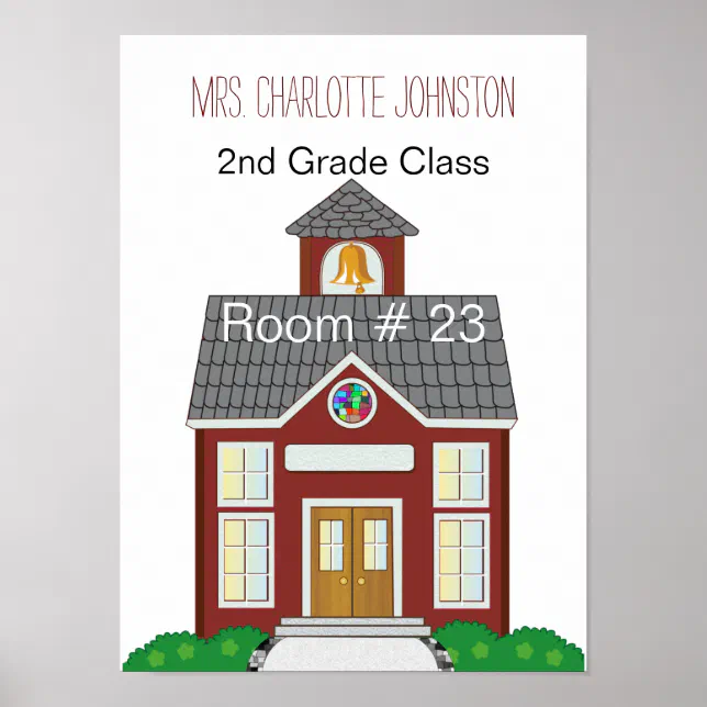 Teacher's Classroom Door Poster | Zazzle