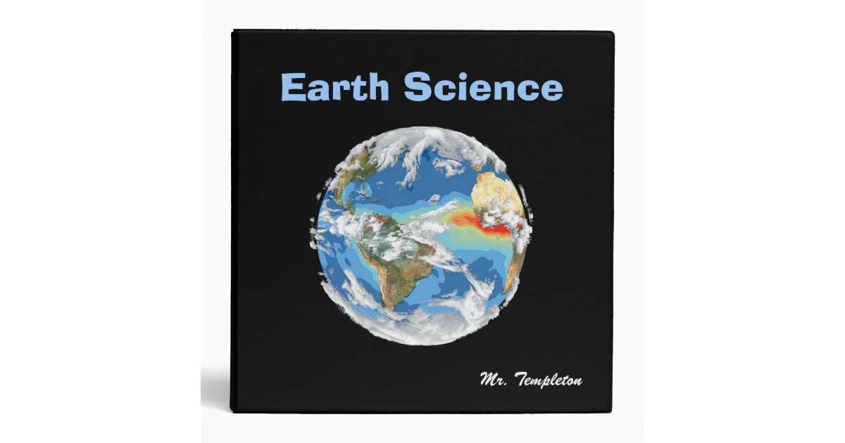 Teacher's Earth Science Binder | Zazzle