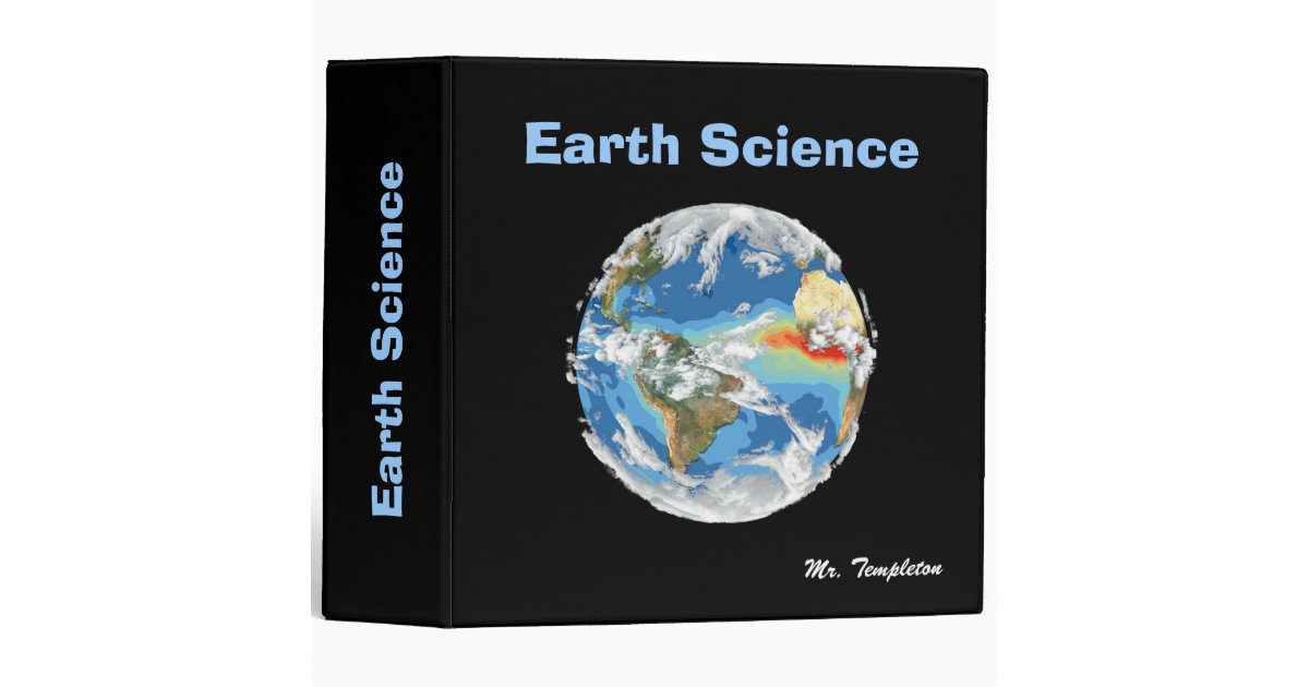 Teacher's Earth Science Binder | Zazzle