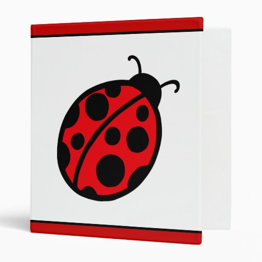 Teacher's Ladybug School Lesson Plan Binder Gift | Zazzle