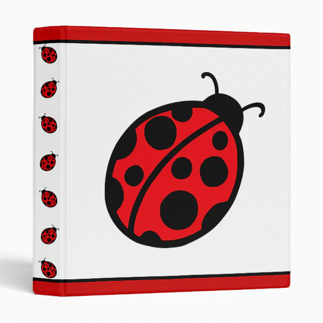 Teacher's Ladybug School Lesson Plan Binder Gift | Zazzle