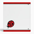 Teacher's Ladybug School Lesson Plan Binder Gift | Zazzle