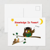 Teaching Wise Owl Postcard | Zazzle