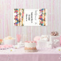 Teacups floral high tea bridal shower tea partea banner | Zazzle