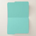Teal Abstract Design File Folders Set | Zazzle
