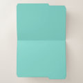 Teal Abstract Design File Folders Set | Zazzle