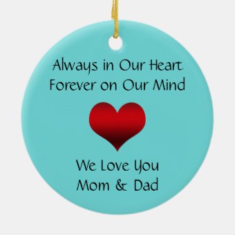 Teal and Black Zebra In Loving Memory Ornament | Zazzle