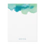 Teal and Green Watercolors Thank You Notes | Zazzle