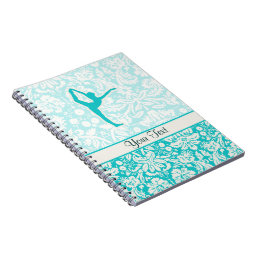 Teal Ballet Notebook | Zazzle
