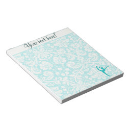 Teal Ballet Notepad | Zazzle