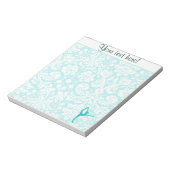 Teal Ballet Notepad | Zazzle