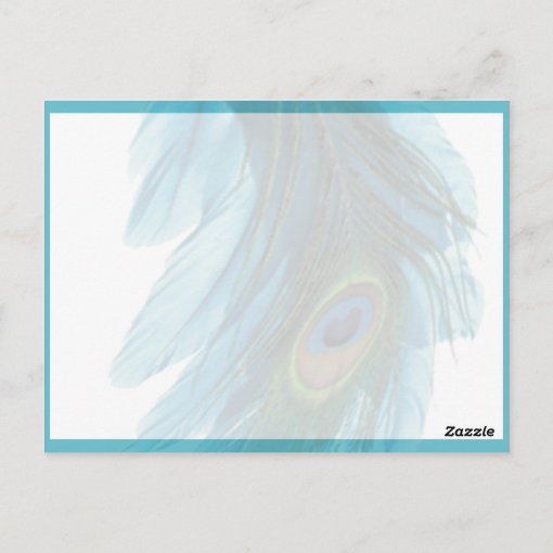 Teal Blue Peacock Plume Table Number | Zazzle