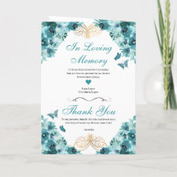 Teal Blue Princess Tiara Quinceanera Program | Zazzle