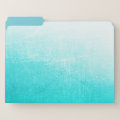 Teal Collection File Folders | Zazzle