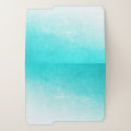 Teal Collection File Folders | Zazzle