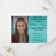 Teal Custom Photo Graduation Celebration Card | Zazzle