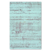 Teal Distressed Rustic Wood Tissue Paper | Zazzle