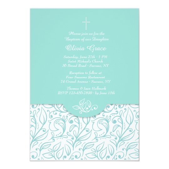 Teal Elegance Invitation | Zazzle.com