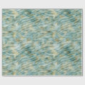 Teal Gold Zebra Print Wrapping Paper | Zazzle