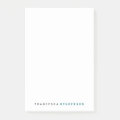 Teal Green Trendy Modern Minimalist Simple Post-it Notes | Zazzle