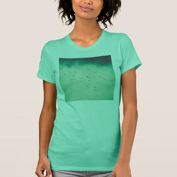 Womens Teal Green T Shirts Zazzle