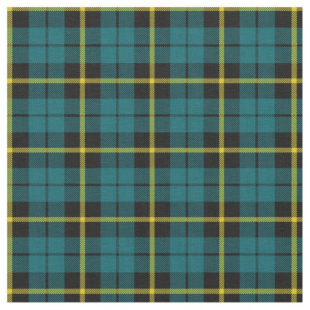 Blue and yellow plaid fabric | Zazzle