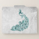 Teal Peacock File Folder | Zazzle