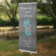 Teal Rustic Butterfly Wedding Welcome Banner | Zazzle