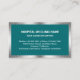 Teal Steel Tooth Dental Clinic Dentist Business Card | Zazzle